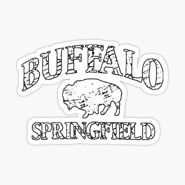 "buffalo springfield logo" Sticker for Sale by sethjudit | Redbubble