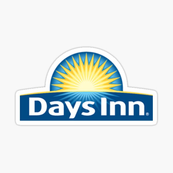 "Days Inn" Sticker for Sale by mars-mg | Redbubble
