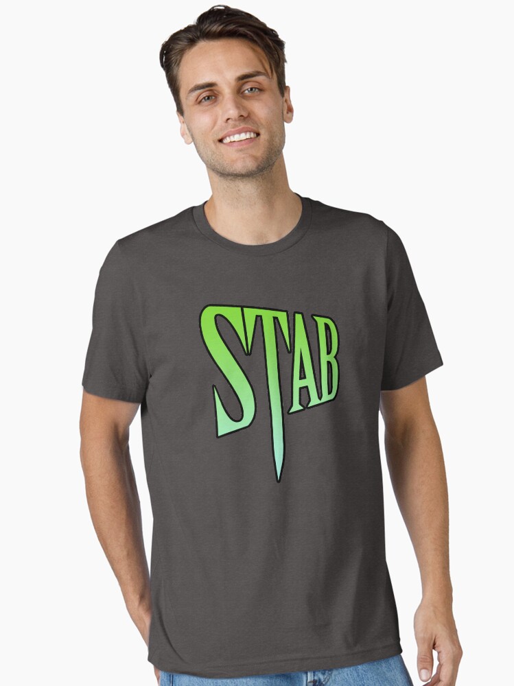 "Stab" Essential T-Shirt for Sale by nickmeece | Redbubble
