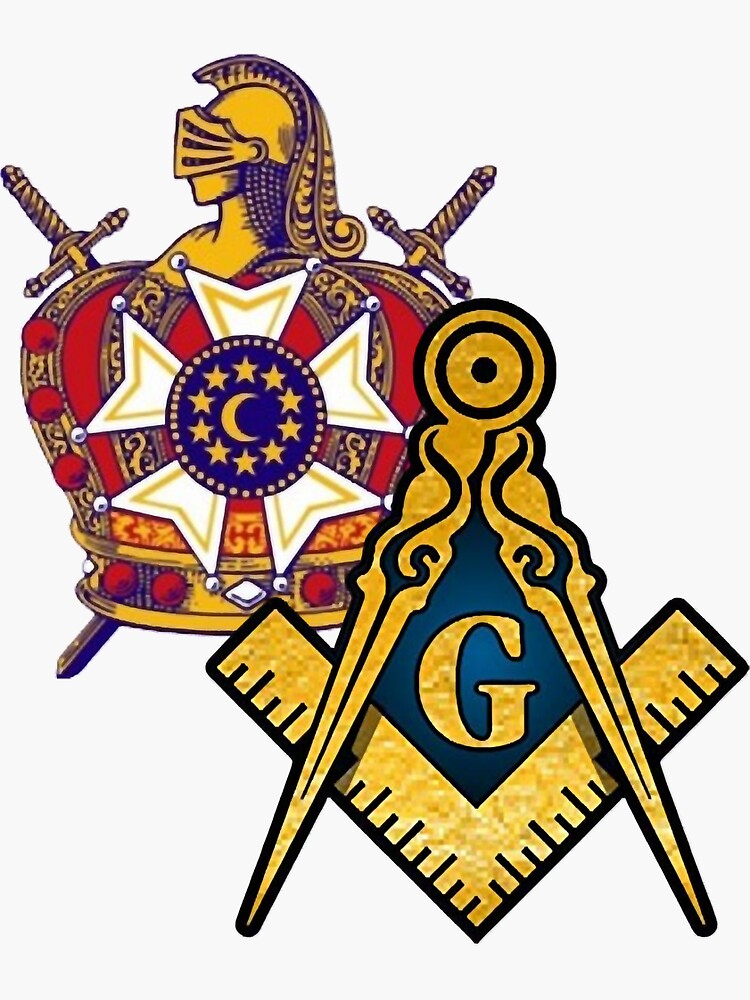 "International Order of Mason For Fans" Sticker by SkylarBogan | Redbubble