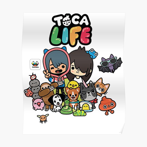 "Mens Funny Toca Boca Toca Angel Life Gift For Music Fans" Poster by ...