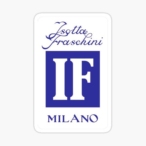 "Classic Car Logos: Isotta Fraschini" Sticker by brookestead | Redbubble