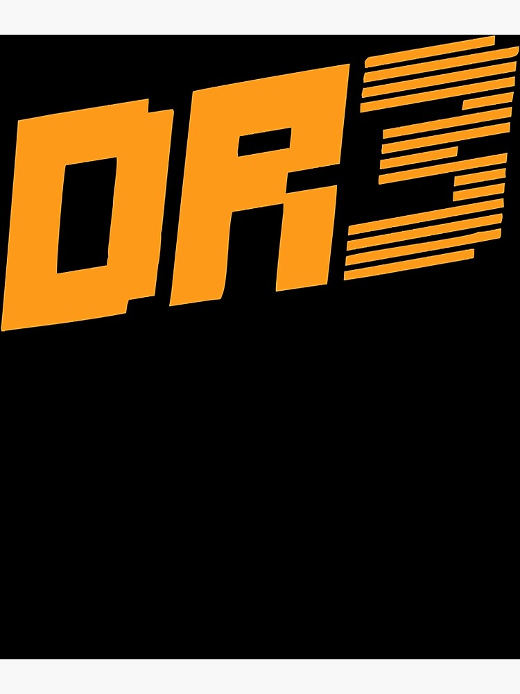 Póster «Mercancía del logotipo de Daniel Ricciardo DR3» de maxiedarnel ...