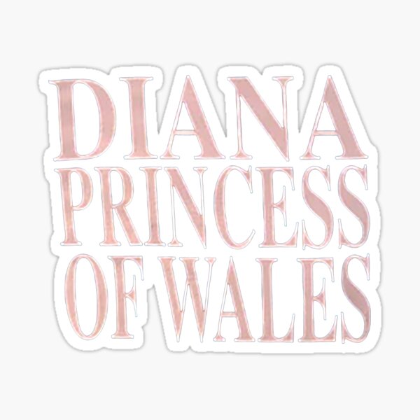 "Princess Diana" Sticker by Lamisshop | Redbubble