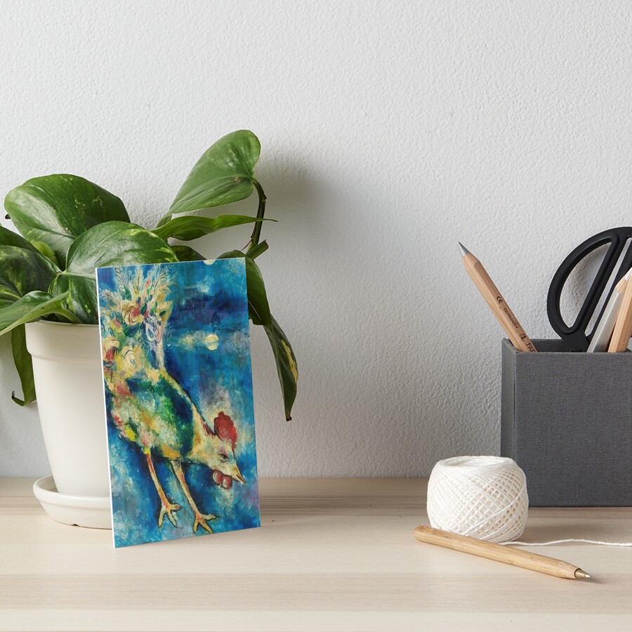 "Marc Chagall - Chicken Exhibition" Art Board Print for Sale by ...