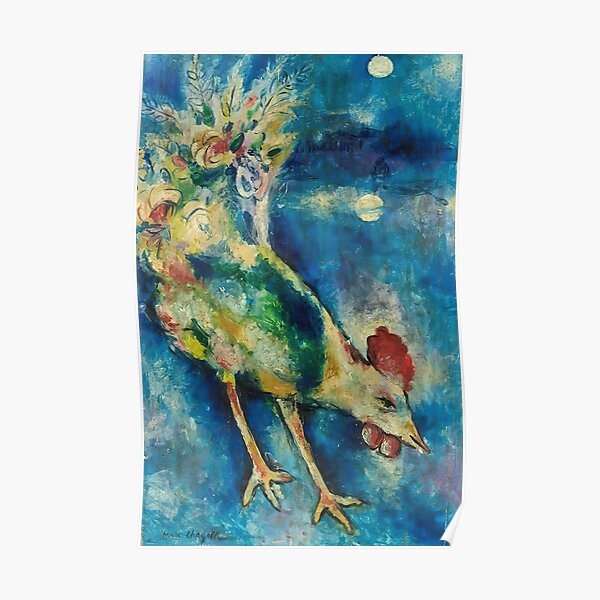 "Marc Chagall - Chicken Exhibition" Poster for Sale by 298lenameister ...