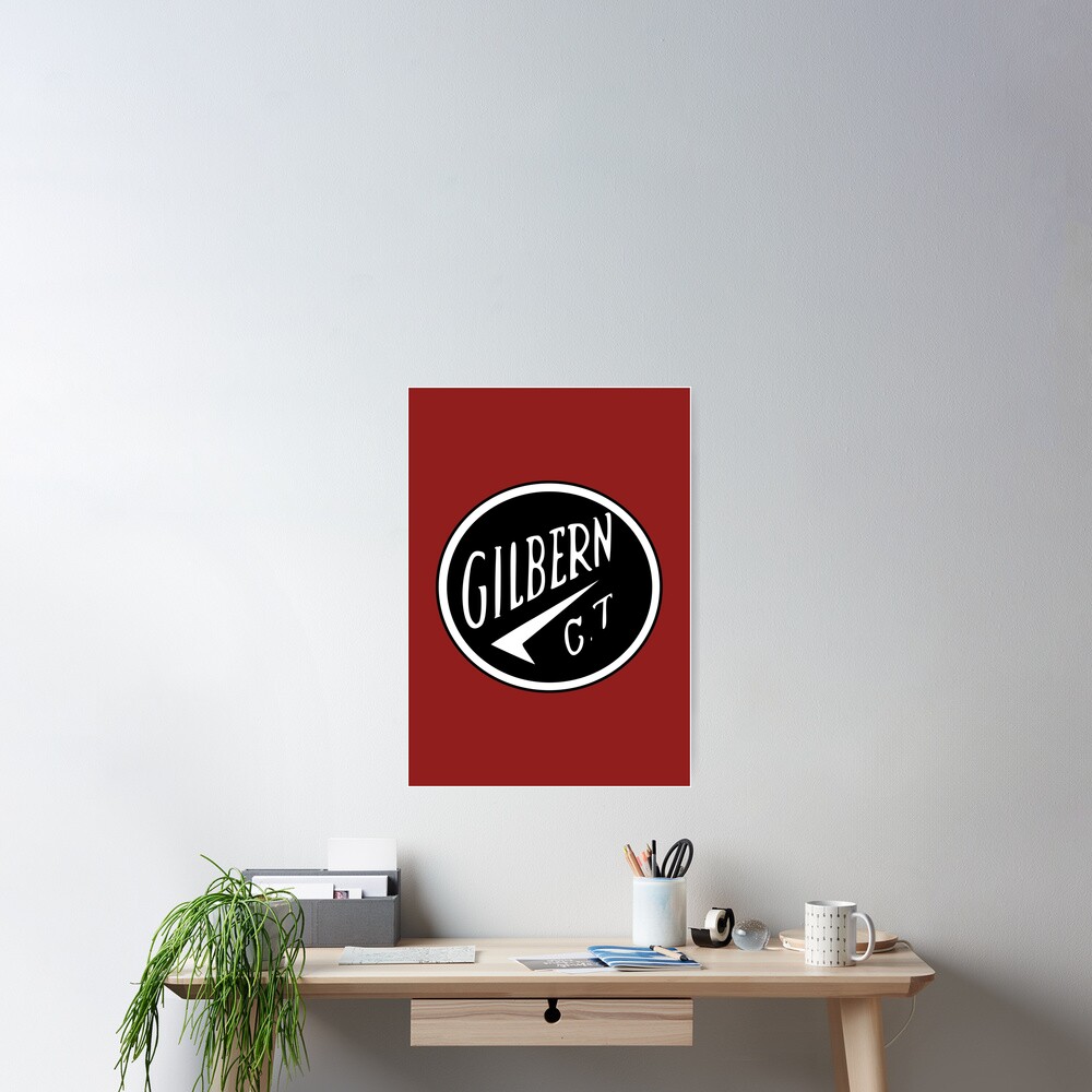 "Classic Car Logos: Gilbern GT" Poster for Sale by brookestead | Redbubble