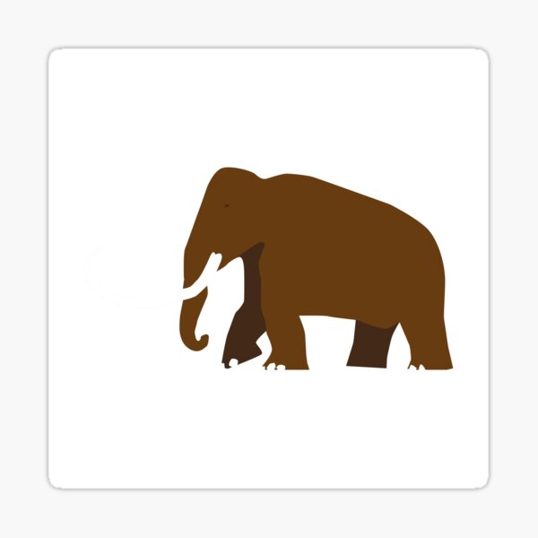 "Mammoth" Sticker for Sale by satyabagas01 | Redbubble