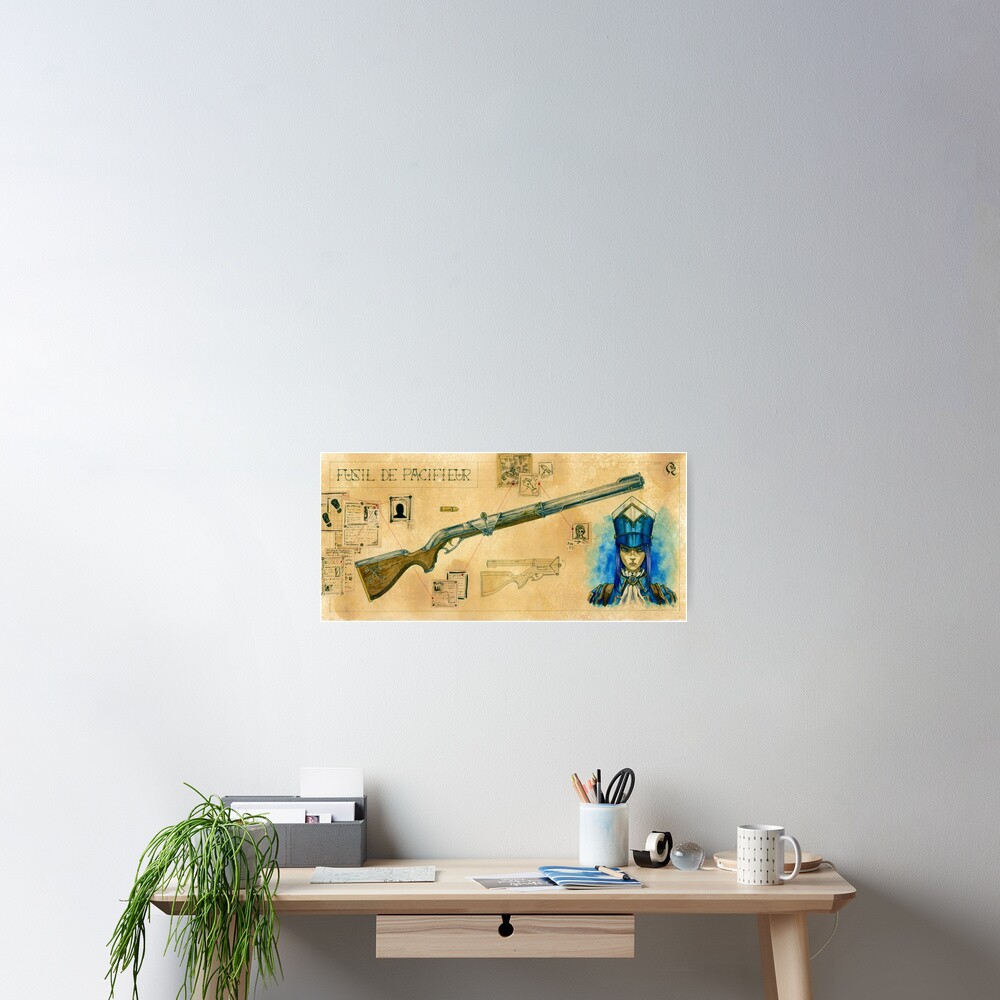 "CAITLYN Peacemaker Rifle - Arcane" Poster by Argonaus-Dijon | Redbubble