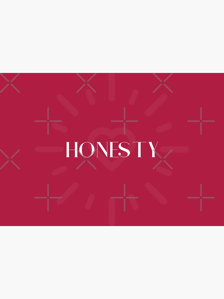 "Honesty" Sticker by owaisdesign42 | Redbubble