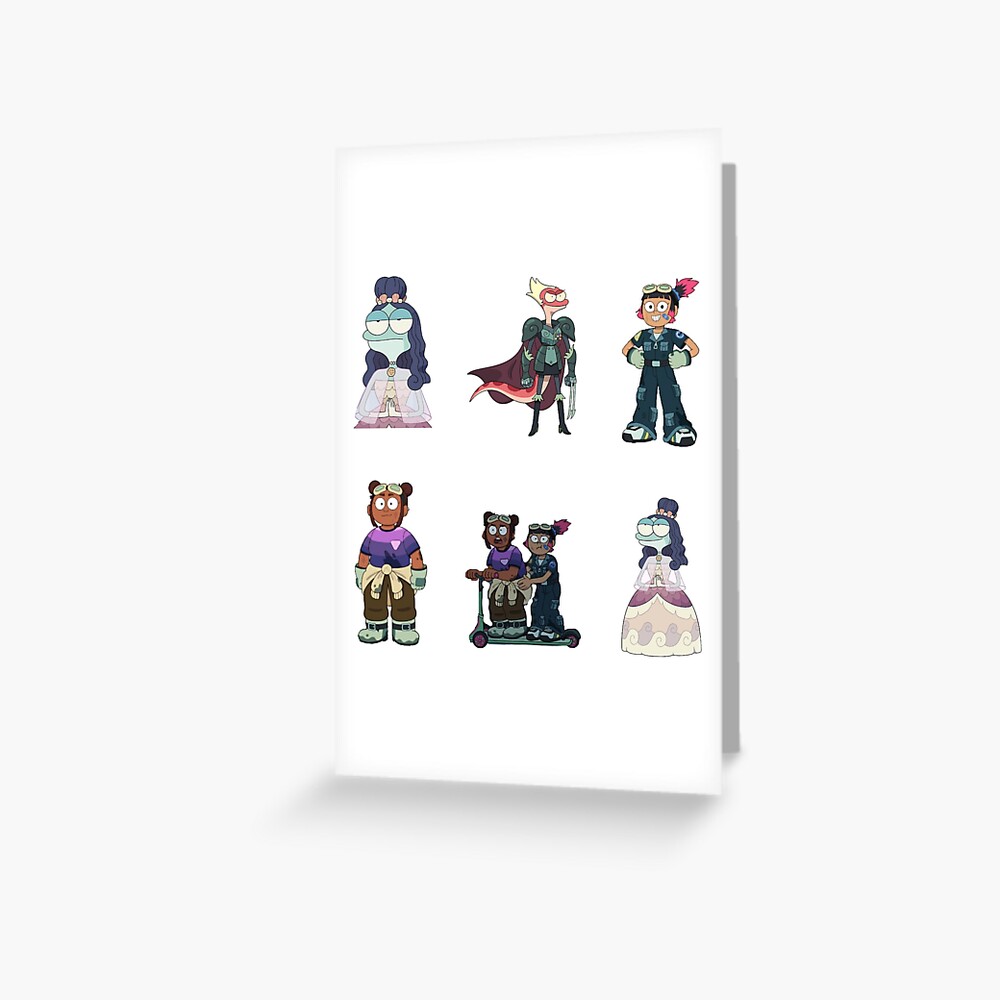 "Amphibia Cute Stickers Pack, aber es ist nur I.T. Mädels Jess, Ally ...