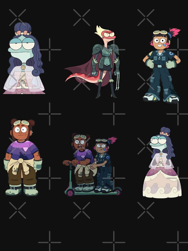 "Amphibia Cute Stickers pack but it’s only I.T. Gals Jess, Ally, Lady ...