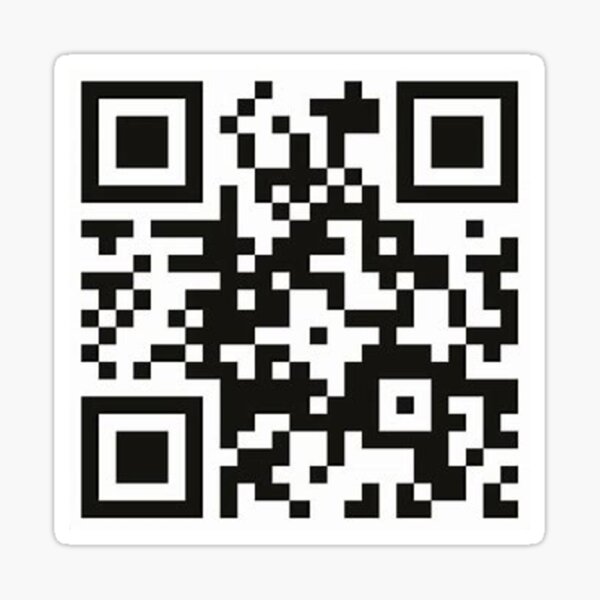 "QR code sticker for clear phone cases" Sticker for Sale by zuhakhan ...