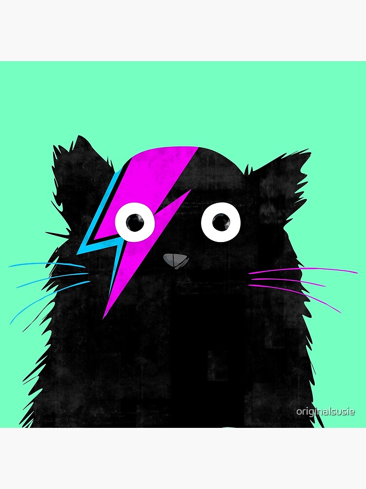 "Magical Black Cat - ZAP lightning bolt - Funny AWOKE with SUPERPOWER ...