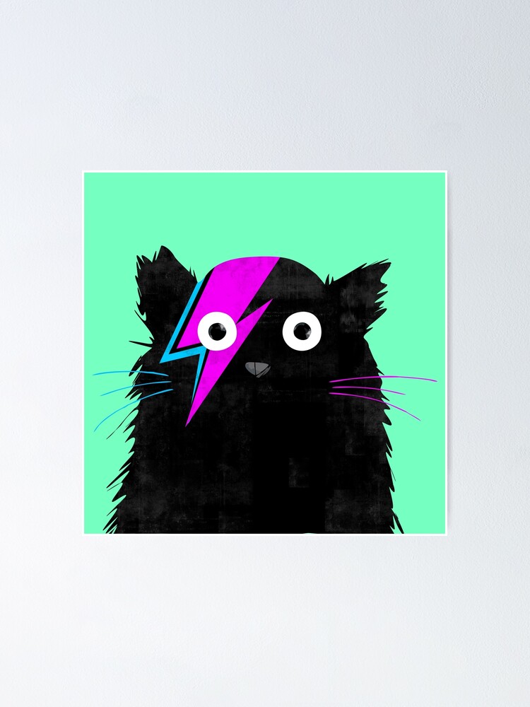 "Magical Black Cat - ZAP lightning bolt - Funny AWOKE with SUPERPOWER ...