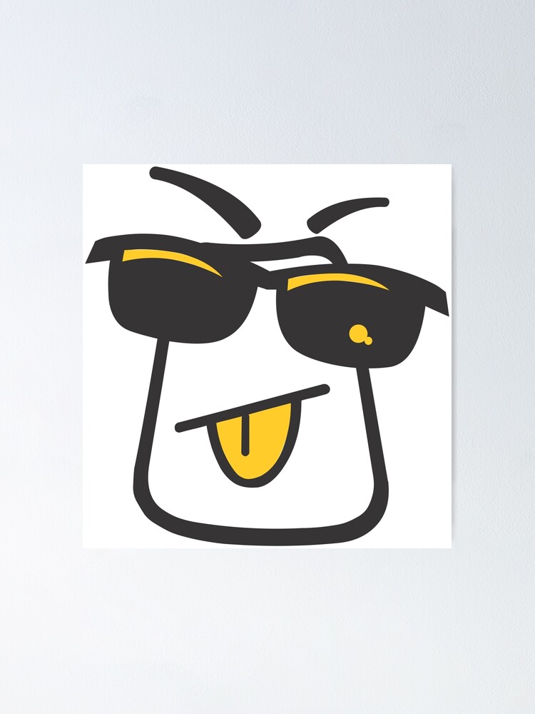 "Funny Face Yellow" Poster for Sale by Divectoris | Redbubble