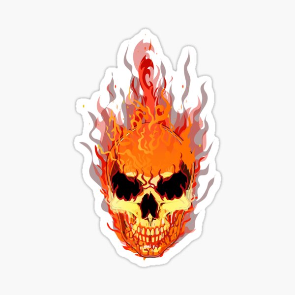 "Ghost rider" Sticker by TheArtMania | Redbubble