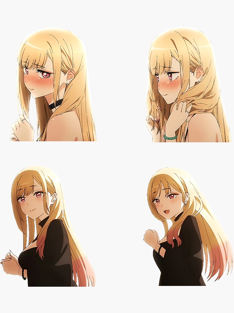 "STICKER Marin Kitagawa Blushing and Beautiful " Sticker for Sale by ...