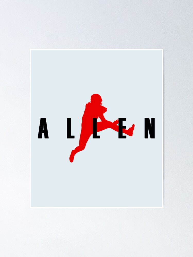 "Air Allen (Red+Black) " Poster for Sale by Teandresanders | Redbubble