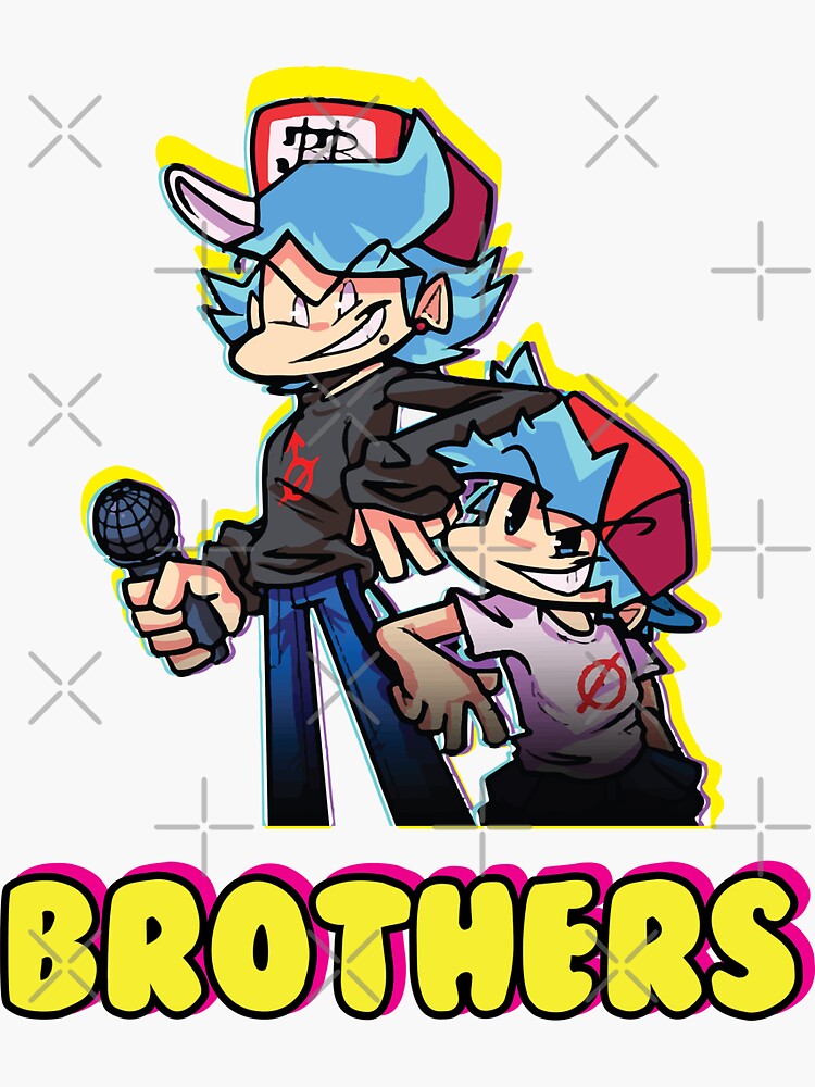 "big brother fnf" Sticker by spamton-funny | Redbubble