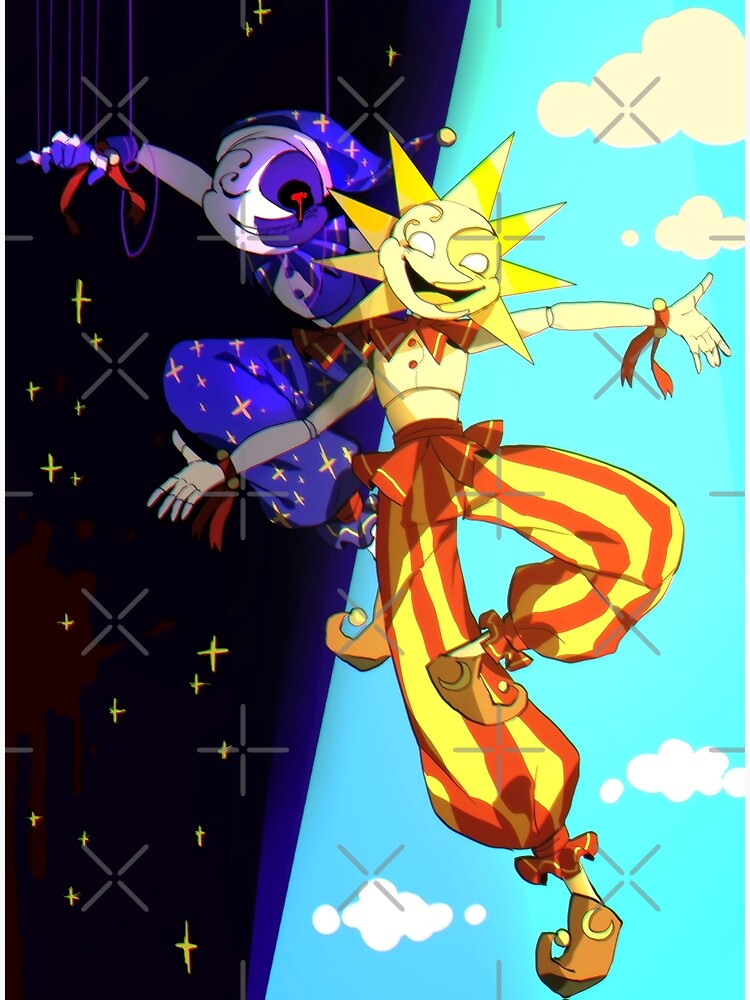"Sun and Moon FNAF Security Breach" Photographic Print by be-yourself ...