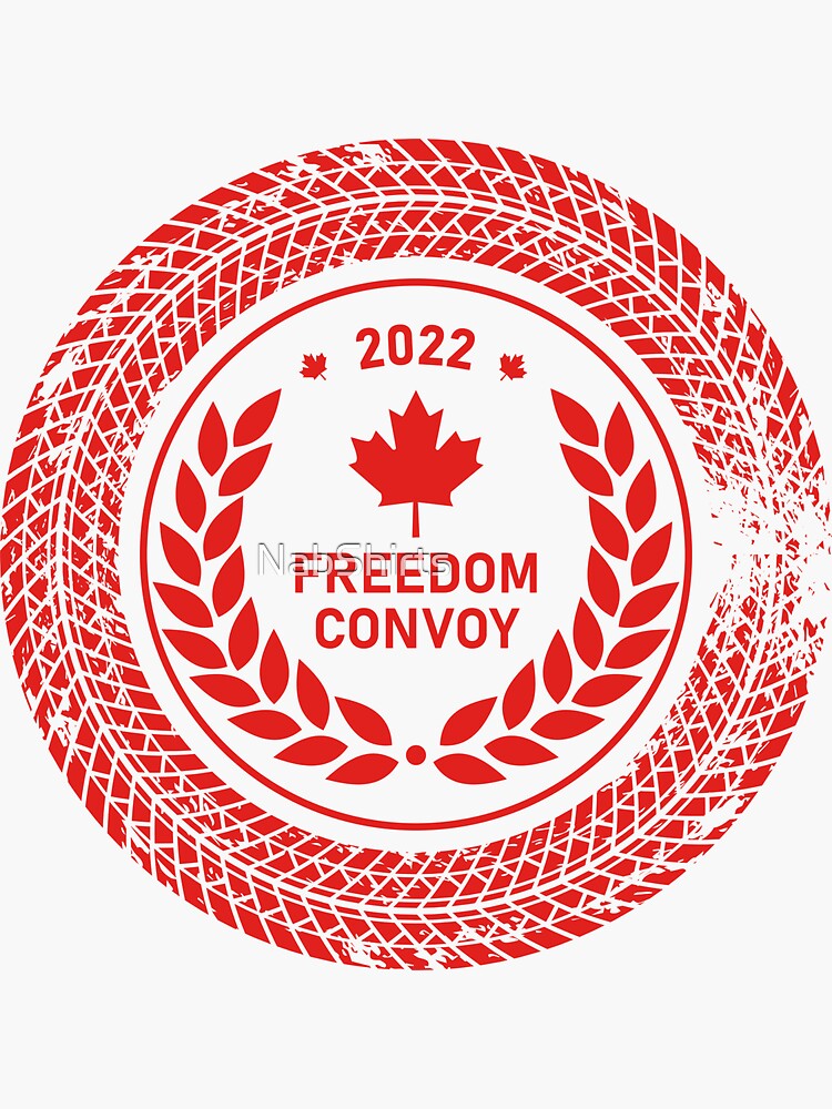 "FREEDOM CONVOY 2022 CANADIAN Essential" Sticker by gacemnabil | Redbubble