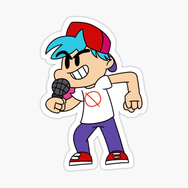 "Friday Night Funkin Classic " Sticker by roeskexacoyer | Redbubble