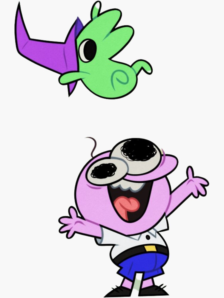 "Gleb Smiling Friends " Sticker by FondueJr | Redbubble