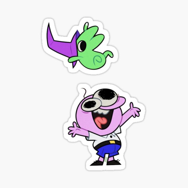 "Gleb Smiling Friends " Sticker by FondueJr | Redbubble