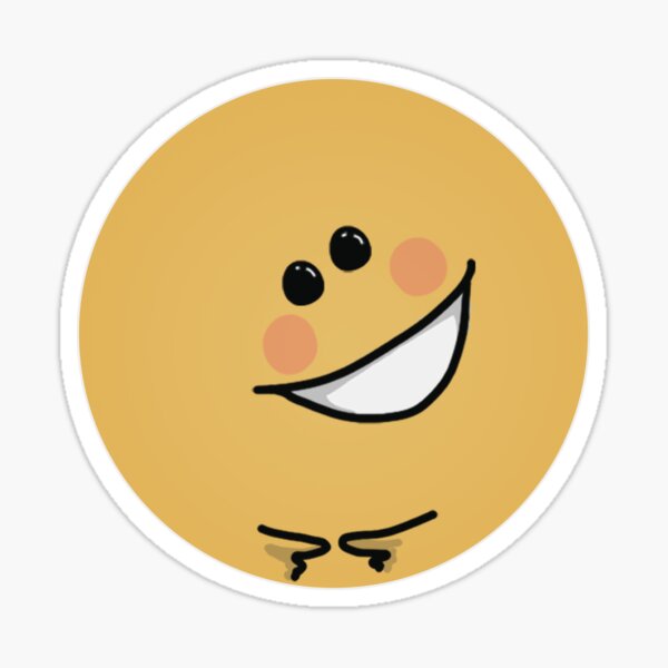 "Happy emoji" Sticker by BilalEid20 | Redbubble