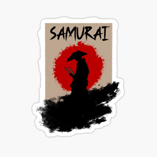 "Samurai" Sticker for Sale by MimirArt | Redbubble