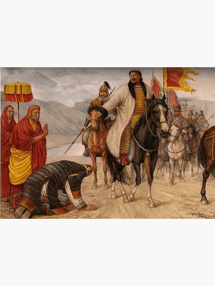 "Emperor Genghis Kha" Poster for Sale by wowlil | Redbubble