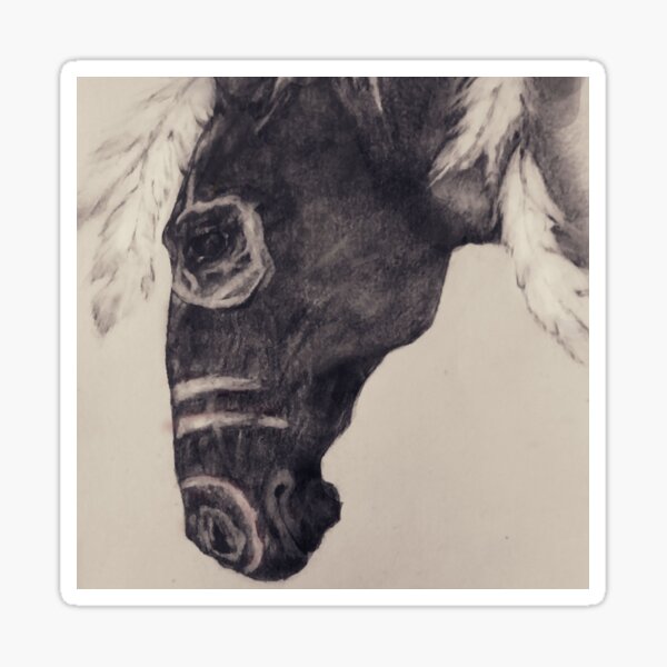 "war horse" Sticker for Sale by Sugartrash | Redbubble