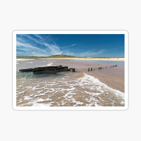 "Islay: The Wreck" Sticker for Sale by Kasia-D | Redbubble