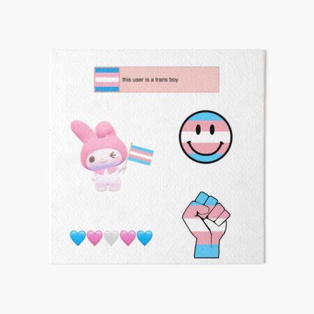 "ftm trans pack" Art Board Print by celestivl | Redbubble