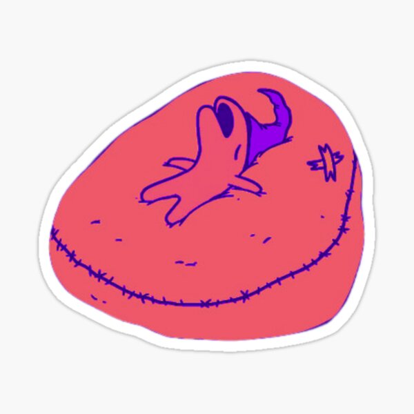 "smiling friends gleb " Sticker by FondueJr | Redbubble