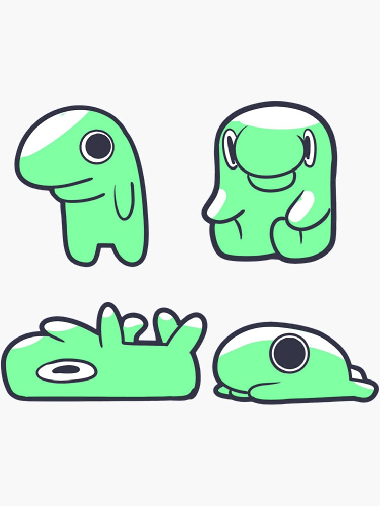 "Smiling friends Gleb " Sticker by FondueJr | Redbubble