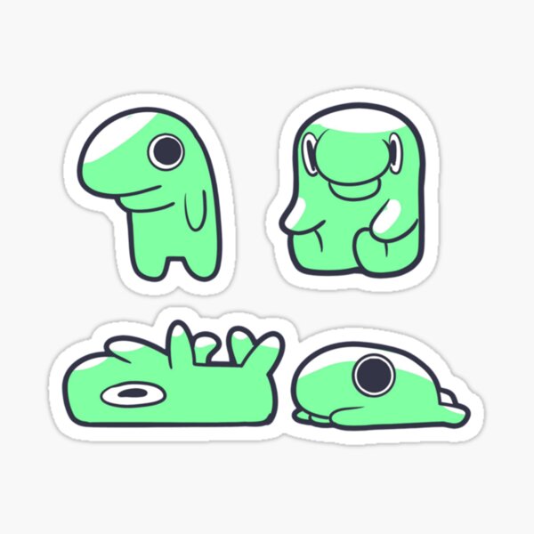 "Smiling friends Gleb " Sticker by FondueJr | Redbubble