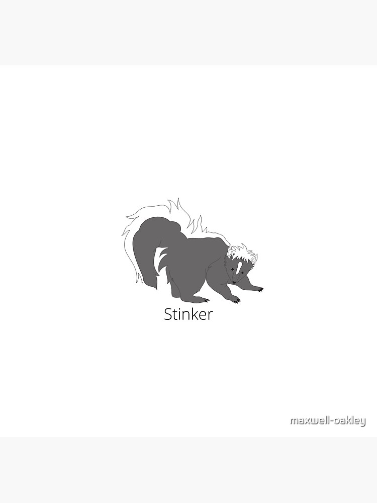 "Stinker" Sticker by maxwell-oakley | Redbubble