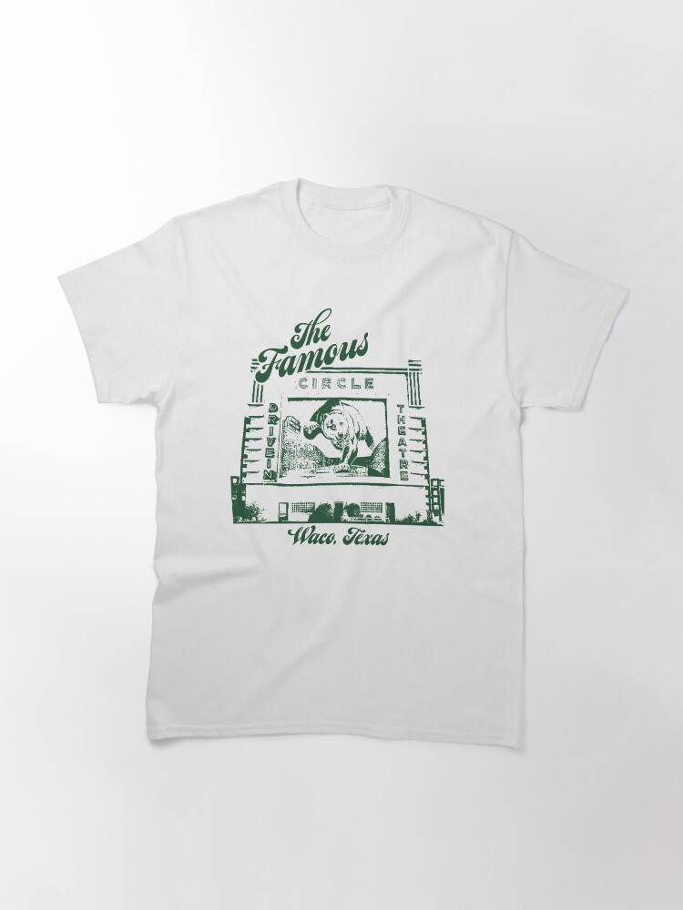 "Vintage Circle Drive-In Movie Theater Outdoor Waco Texas" T-shirt for ...