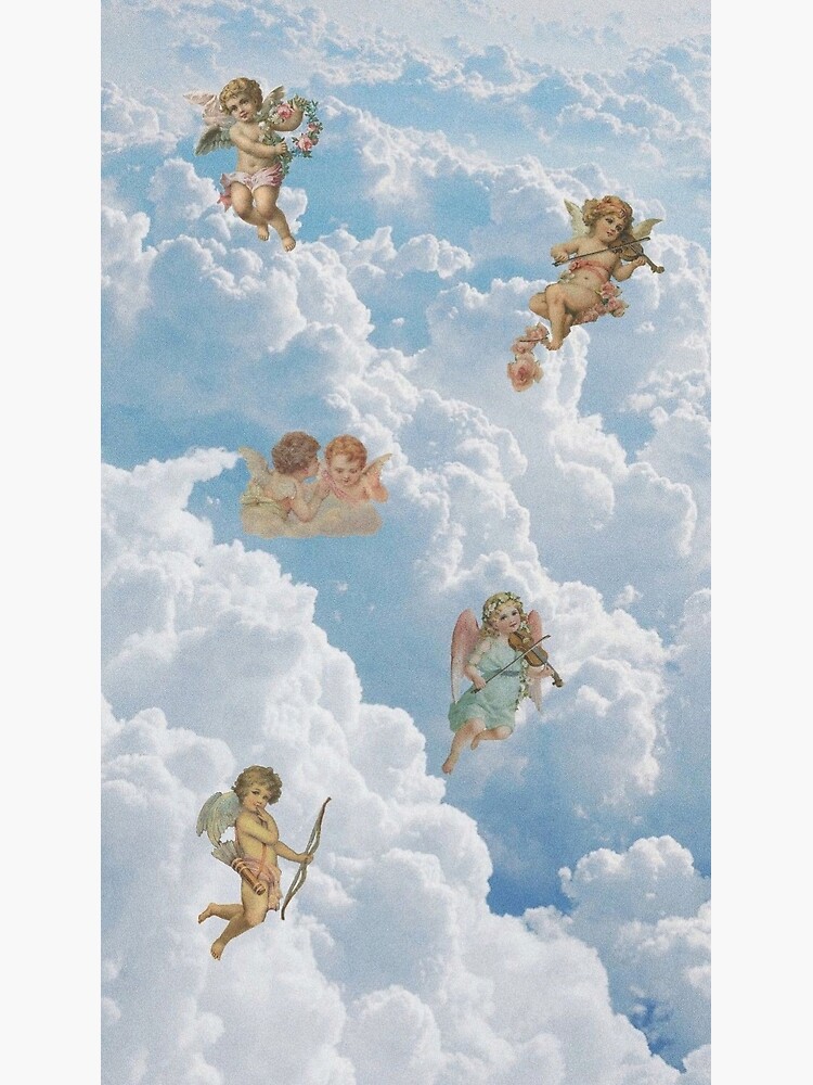 Póster «Ángeles renacentistas en el cielo Querubines Cupido Arte» de ...