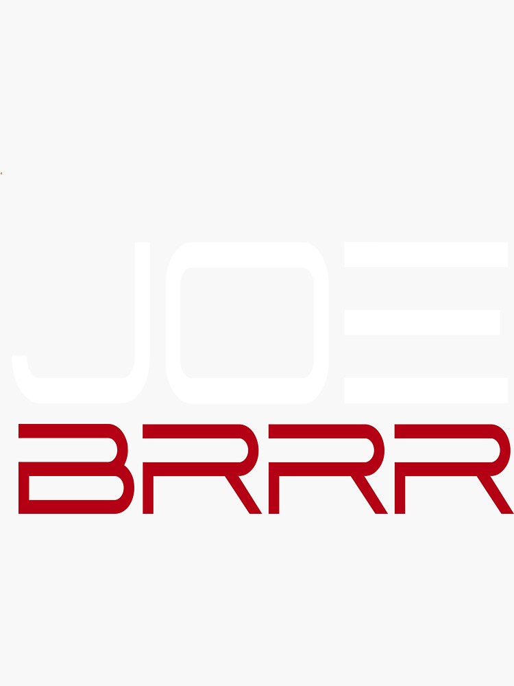 "Joe-brrr T-Shirt" Sticker for Sale by hamzatibati | Redbubble