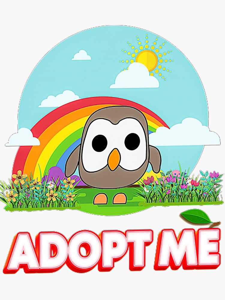 "Adopt Me " Sticker by BrookeStokes | Redbubble