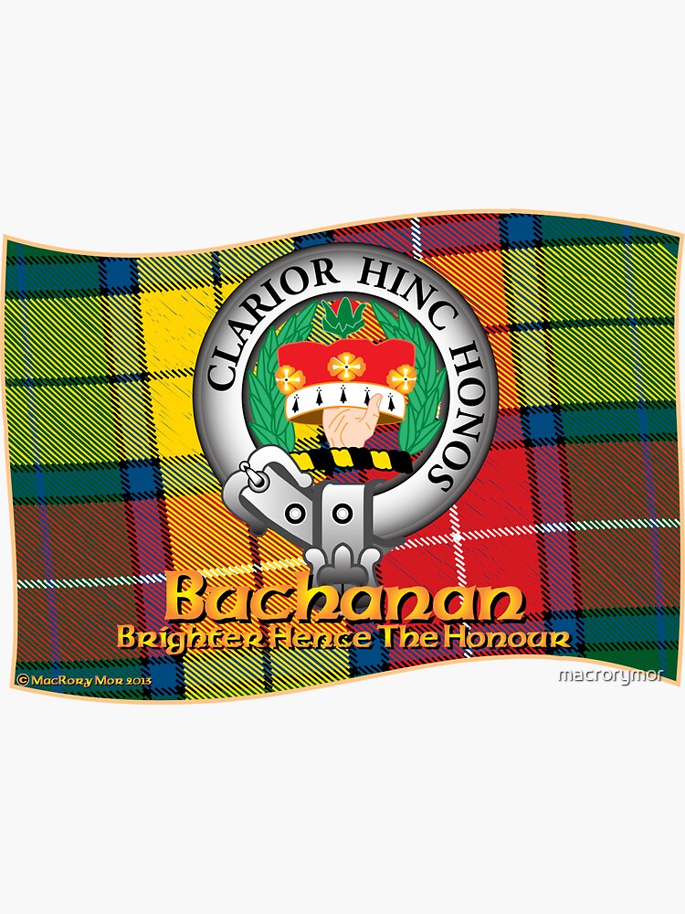"Buchanan Clan" Sticker for Sale by macrorymor | Redbubble