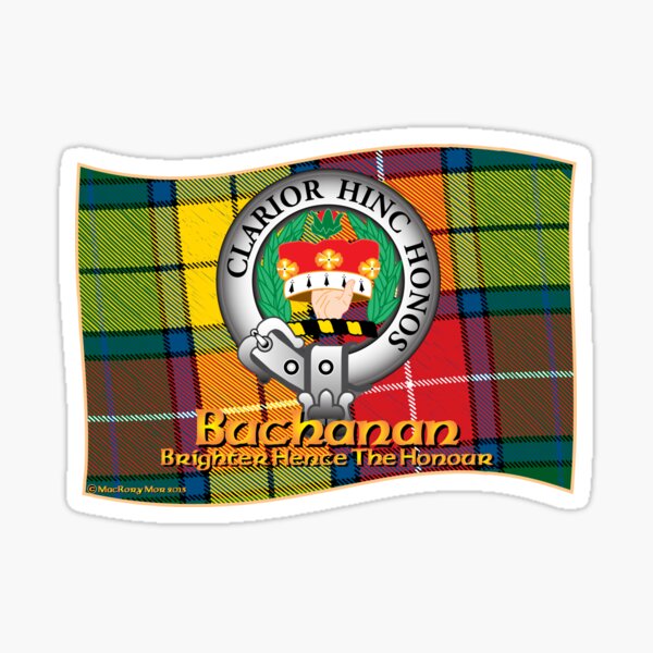 "Buchanan Clan" Sticker for Sale by macrorymor | Redbubble