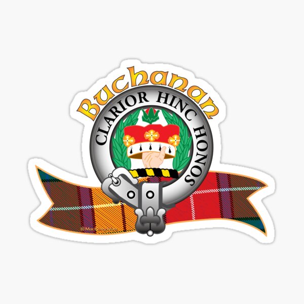 "Buchanan Clan" Sticker by macrorymor | Redbubble