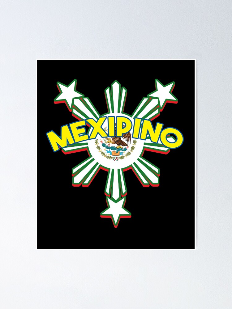 Póster «Filipinas Filipino México ADN mixto Mexipina Mexipino Bandera I ...