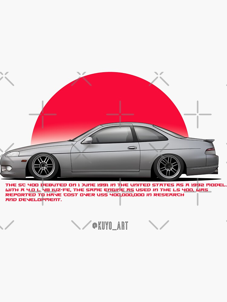 "SC400" Sticker for Sale by kuyoart | Redbubble