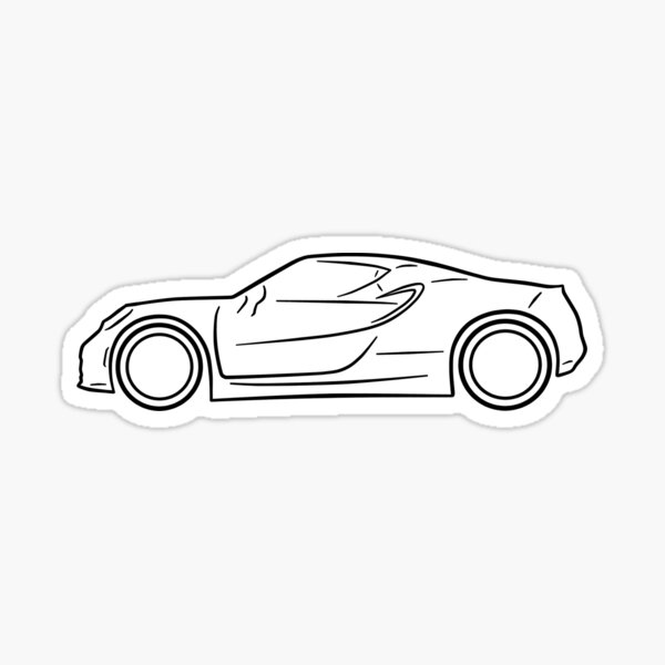 "Alfa 4C" Sticker by AutoClub | Redbubble