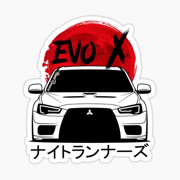 "Evolution x" Sticker for Sale by Night-runners | Redbubble